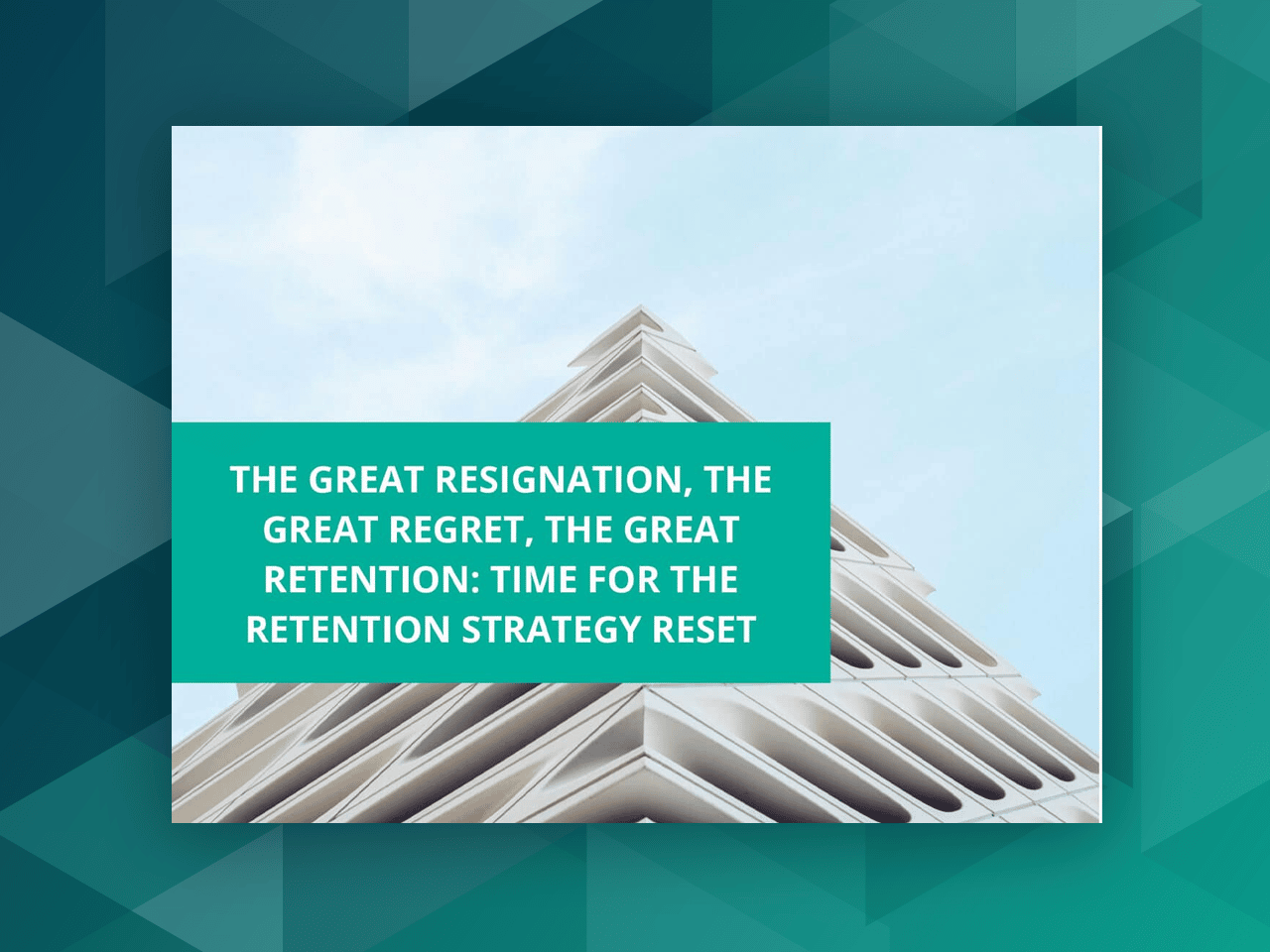Time for the Retention Strategy Reset - WLH Consulting & Learning Solutions